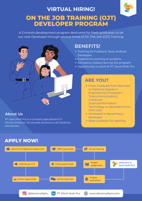 On Job Training (OJT) Program – DAnS Multi Pro